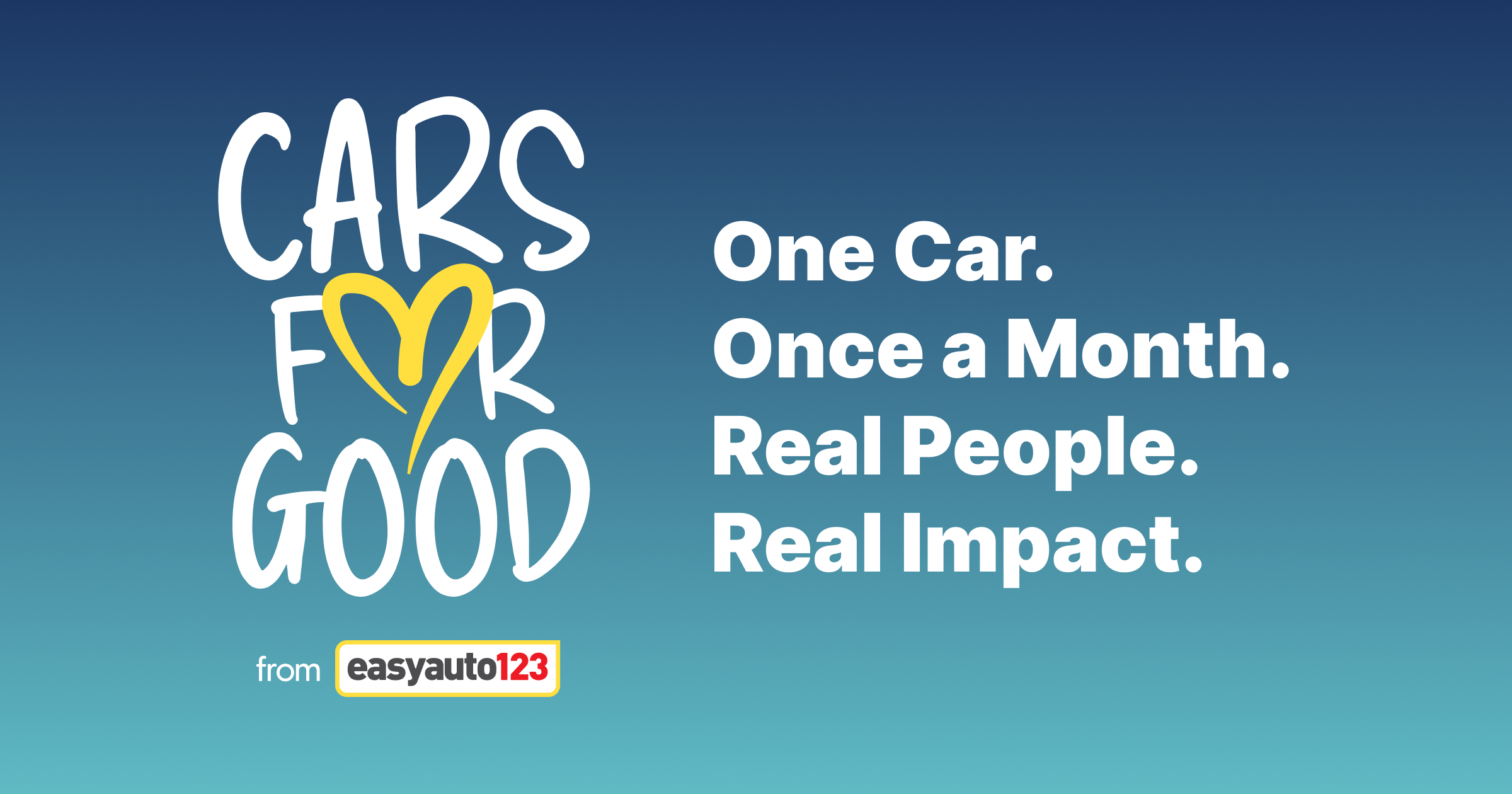 Cars for Good | easyauto123's Monthly Car & Community Giveback